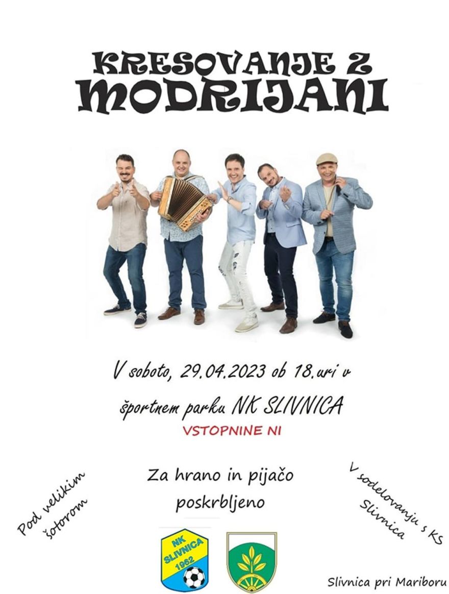 Kresovanje z MODRIJANI | Mariborinfo.com