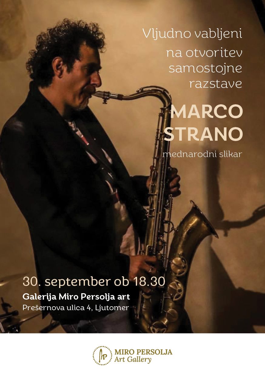 Otvoritev samostojne razstave: Marco Strano | Sobotainfo.com