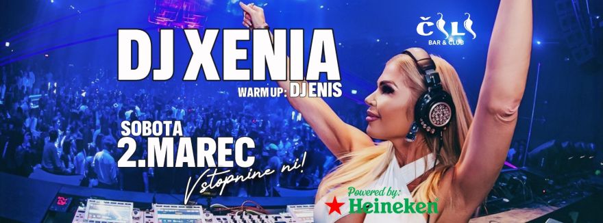 DJ XENIA || SOBOTA 2.MAREC 2024 || ČILI CLUB | Sobotainfo.com