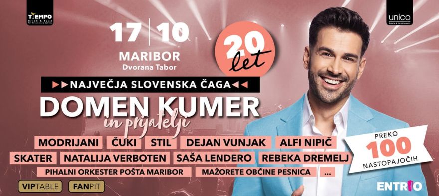 DOMEN KUMER & Prijatelji (20 LET) | Mariborinfo.com