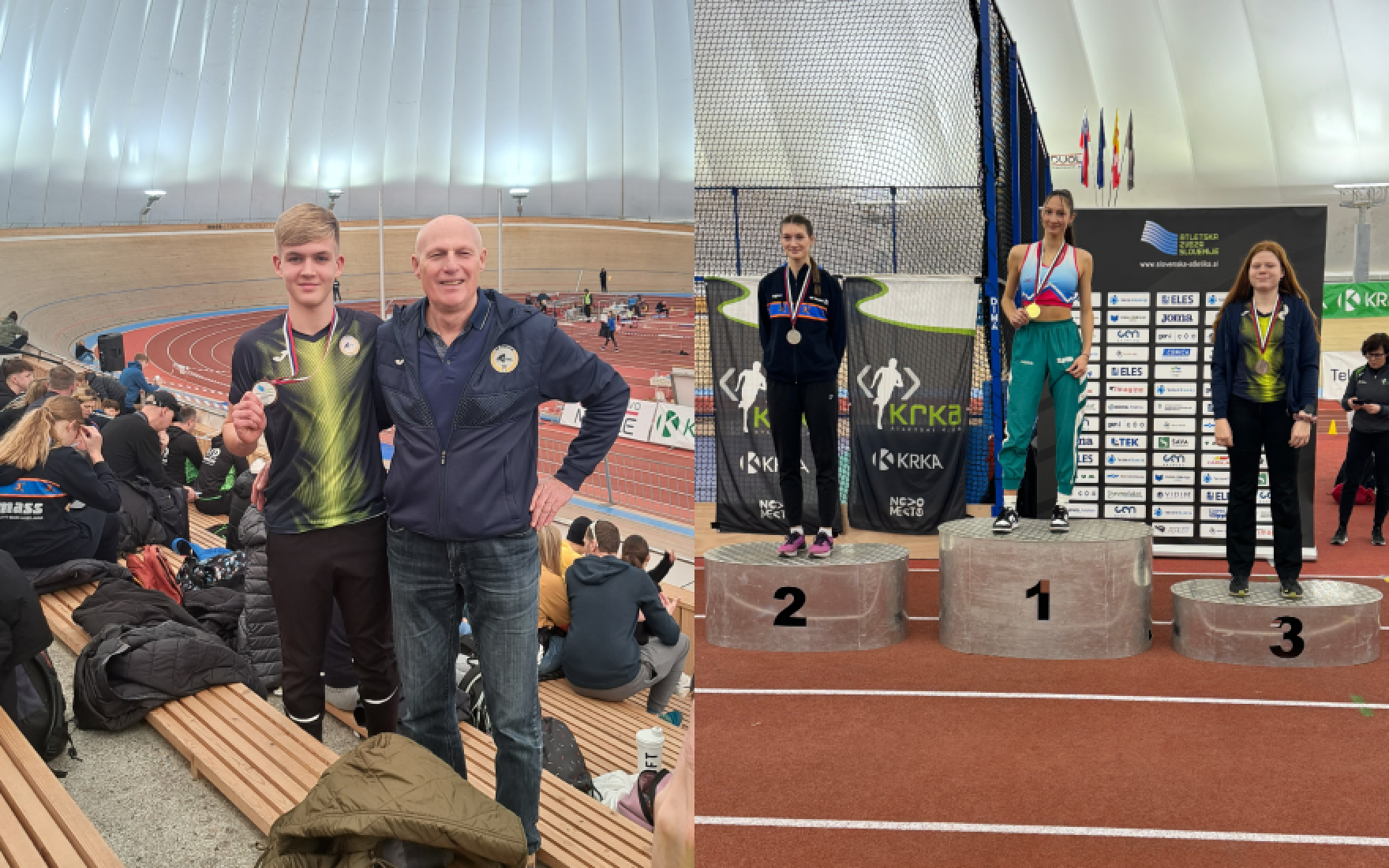 Pomurska atletika: Klara Janža z dvema, Luka Sagaj pa z eno bronasto ...