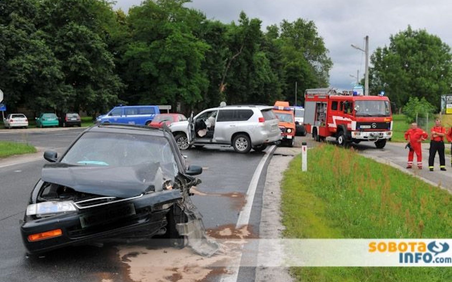 FOTO: Trčenje vozil v Rakičanu | Sobotainfo.com