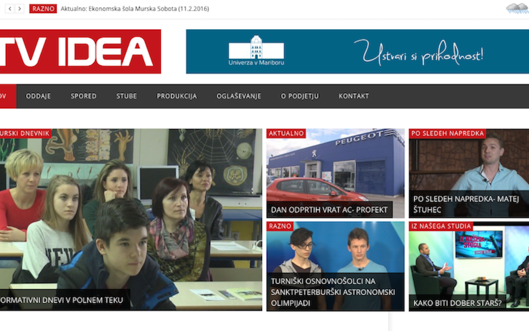 Prenovljen multimedijski portal TV IDEA | Sobotainfo.com