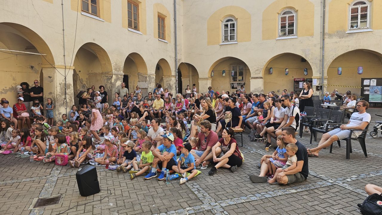 FOTO: Na grajsko dvorišče je iz neba padel kakec! | Sobotainfo.com