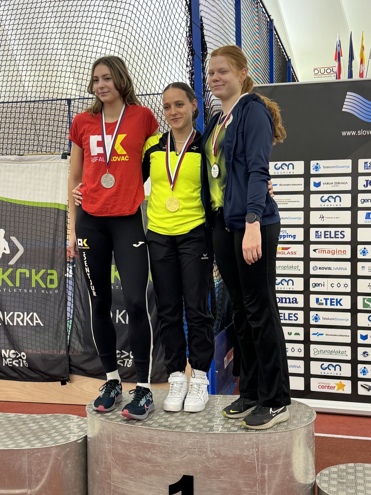 Pomurska atletika: Klara Janža z dvema, Luka Sagaj pa z eno bronasto ...