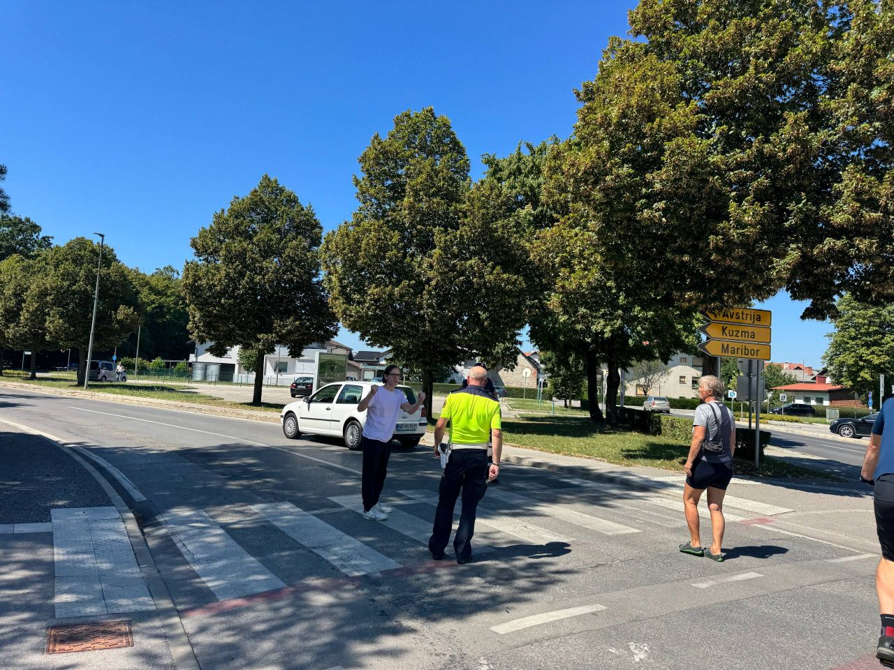 FOTO: V Murski Soboti voznik trčil v kolesarja | Sobotainfo.com