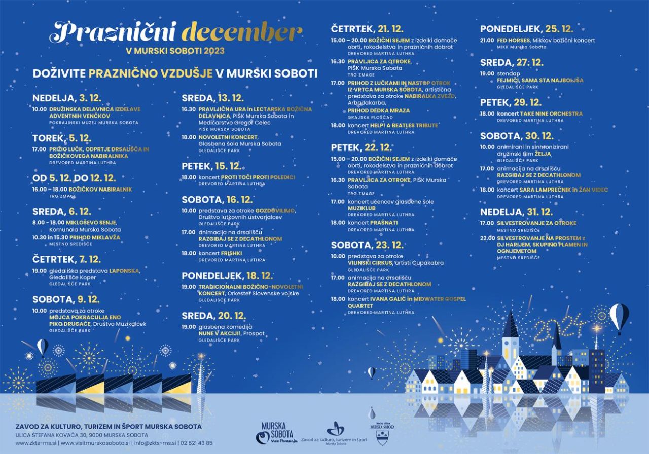 Praznični december v Murski Soboti: Ko je čarobnost objela mesto ...