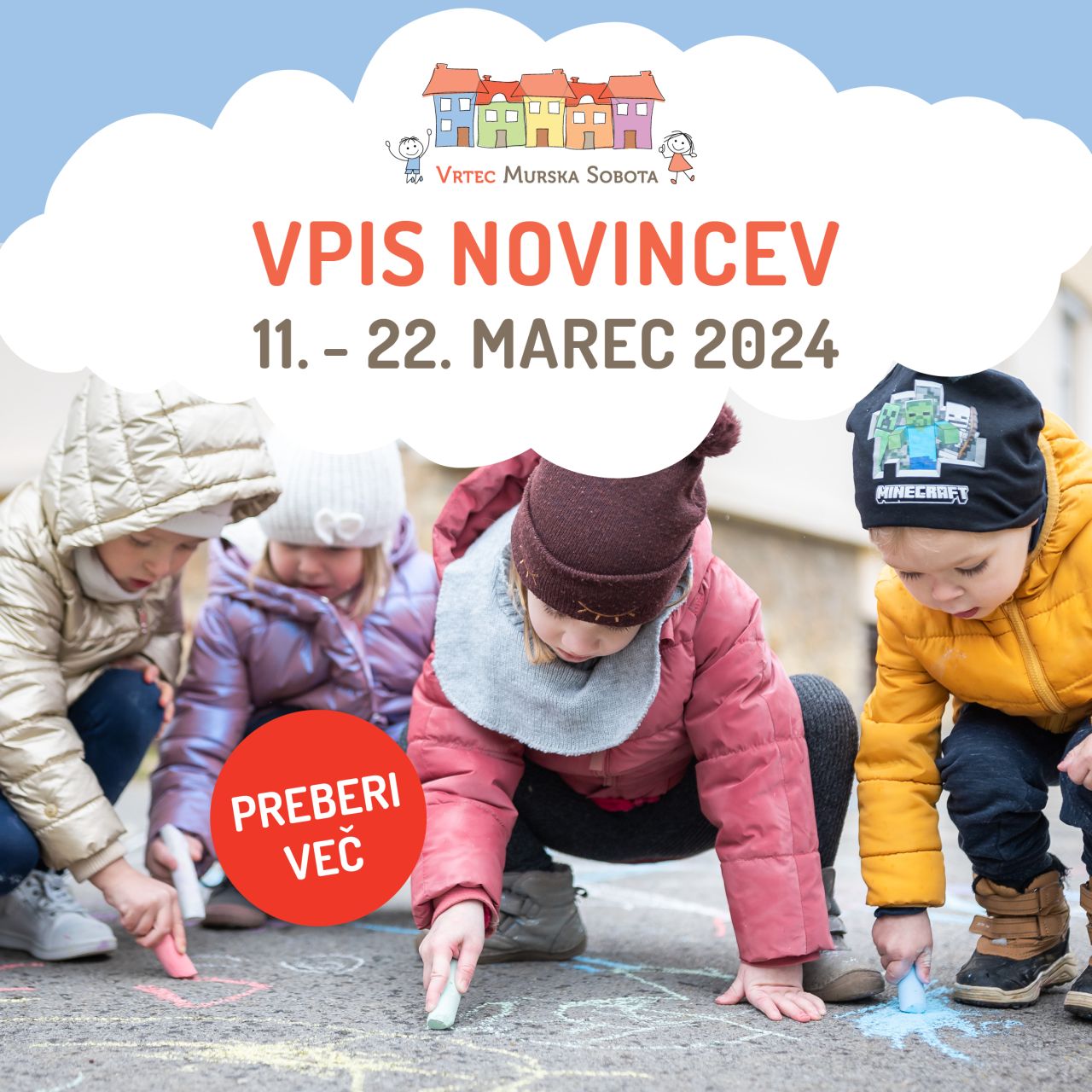 Starši, ne spreglejte! Vpis v Vrtec Murska Sobota bo možen od 11. marca | Sobotainfo.com
